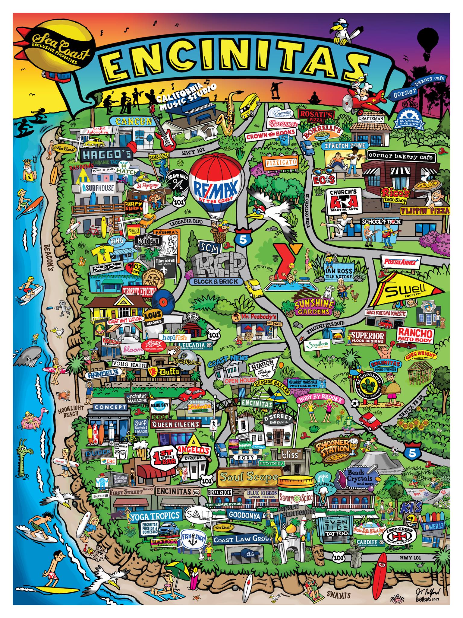 RAD MAPS ENCINITAS POSTER RELEASE PARTY – 1st Street Bar